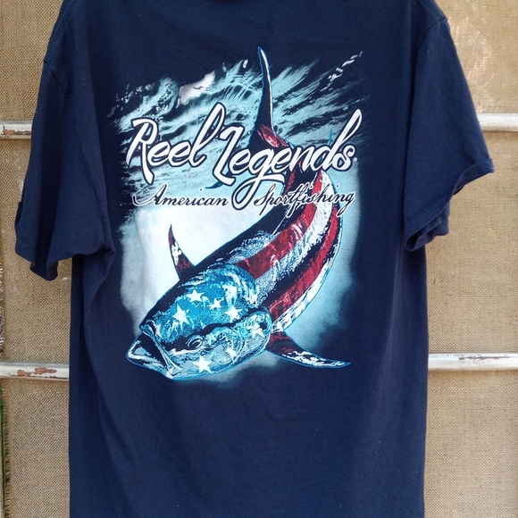 Reel Legends | Shirts | Like New Reel Legends Tee Large | Poshmark